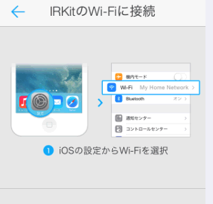 iPhoneを家電のリモコンにするアプリ